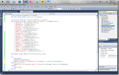 AppNext: Modificar registros en VB.NET